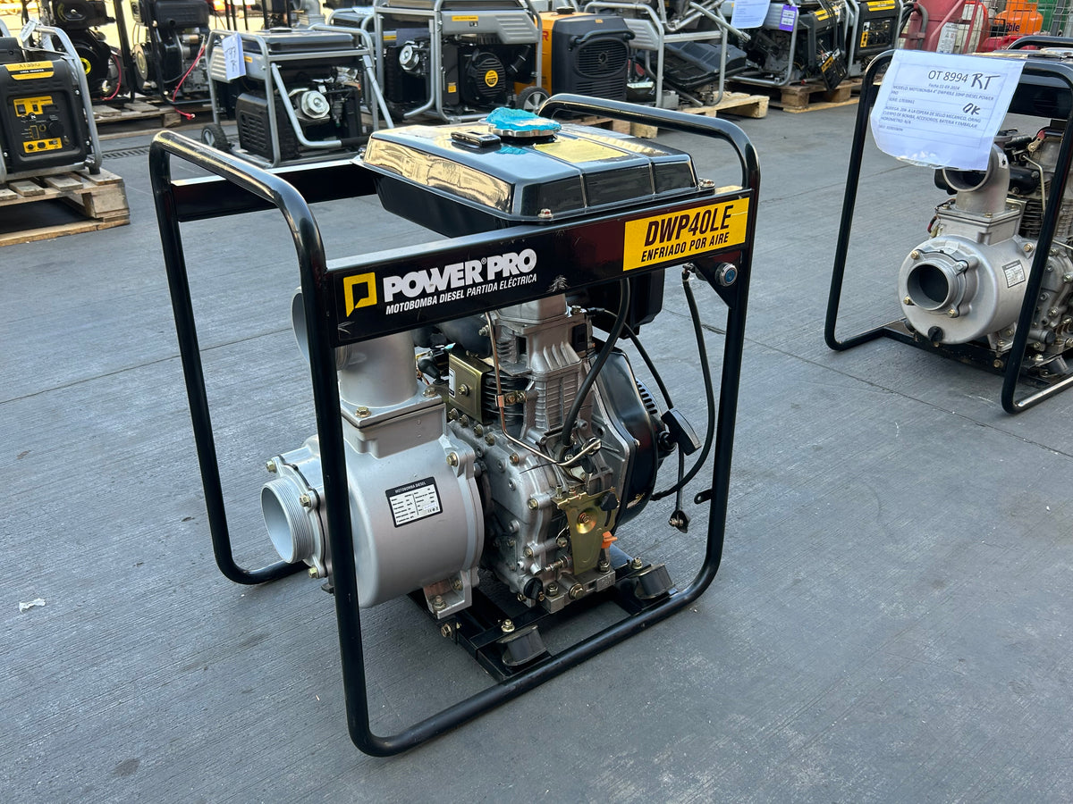 MOTOBOMBA 4" DWP40LE40 10HP DIESEL POWER PRO — Vielco